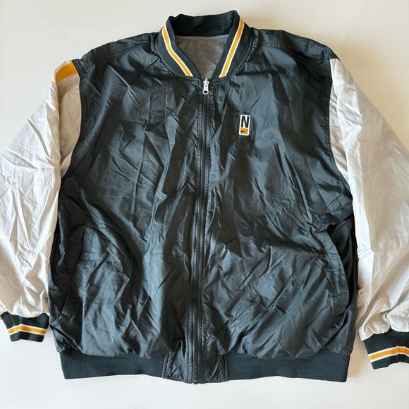 Nike | Jackets & Coats | Vintage Y2k Nike Reversible Bomber Jacket Mens ...
